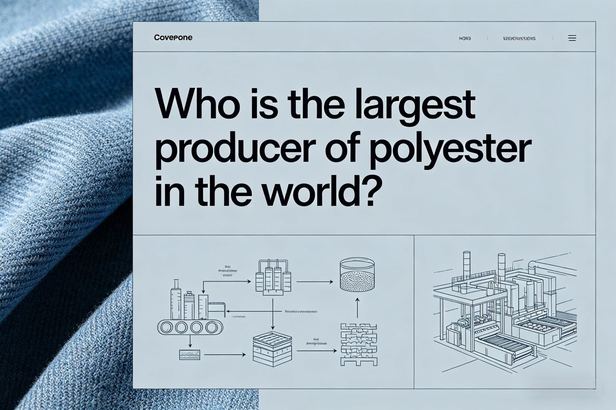 Who is the largest producer of polyester in the world? - GLYarn.com